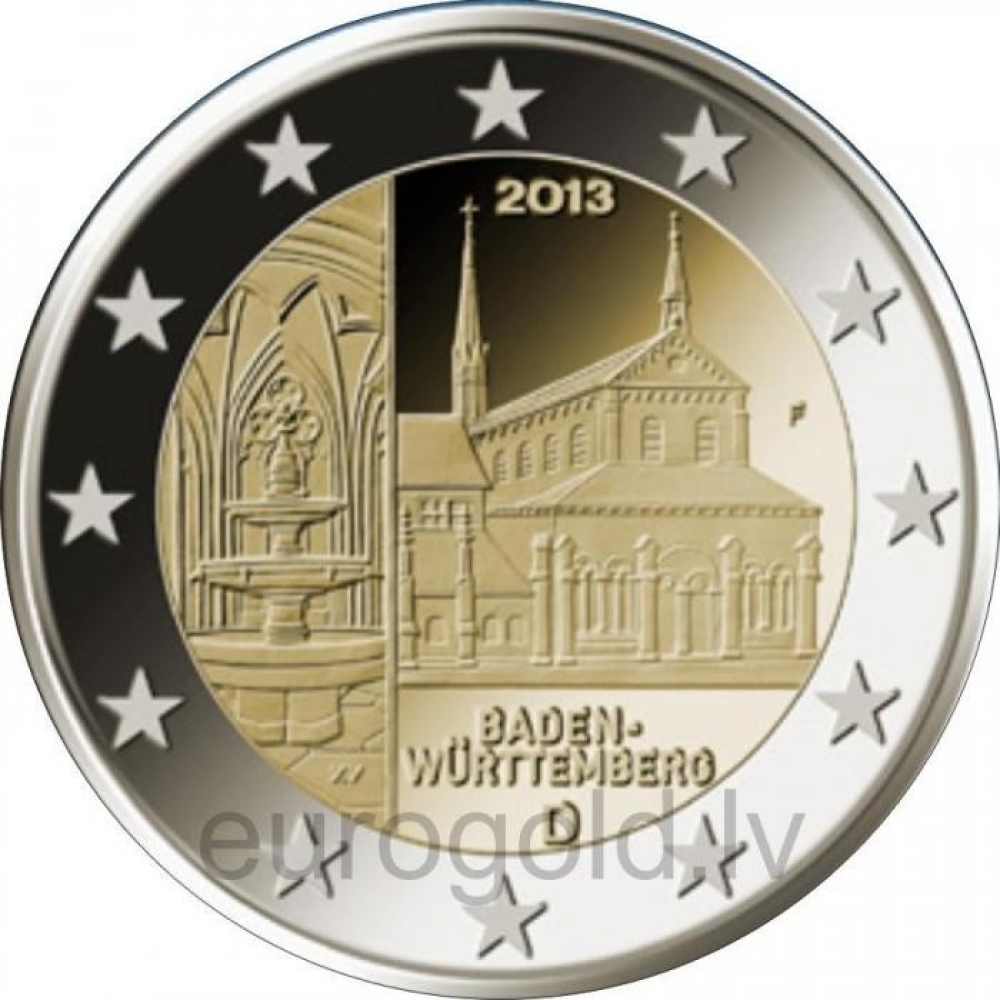 Nopirkt Germany 2 Euro 2013 - Baden - Wurttemberg (Mintmarks A D F G J) - F