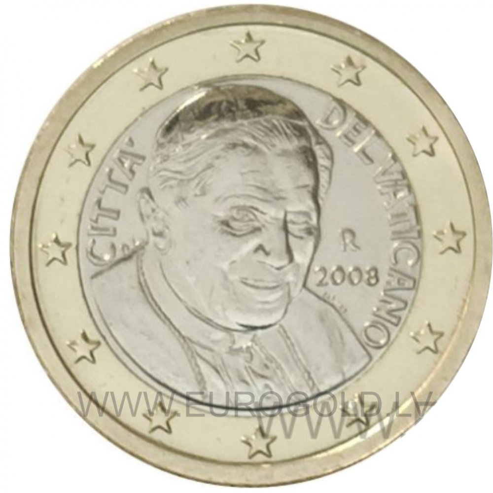 Nopirkt Vatican 1 Euro 2008